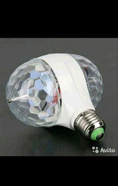 LED Лампа для дискотек и вечеринок Е27 диско 6 Вт
