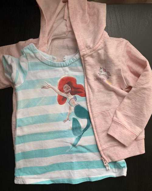 Платье Gap Disney (12-18м) и толстовка Carters(24м