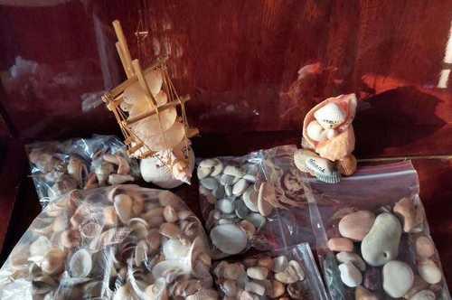 Ракушки камни для, аквариума, статуэтки из ракушек
