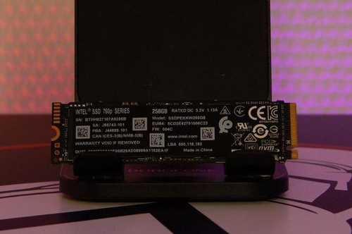 SSD Intel 760p m.2 NVMe 256Gb / Обмен