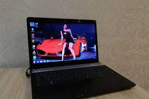 Мощный ноутбук Asus N61D с большим экраном 16"