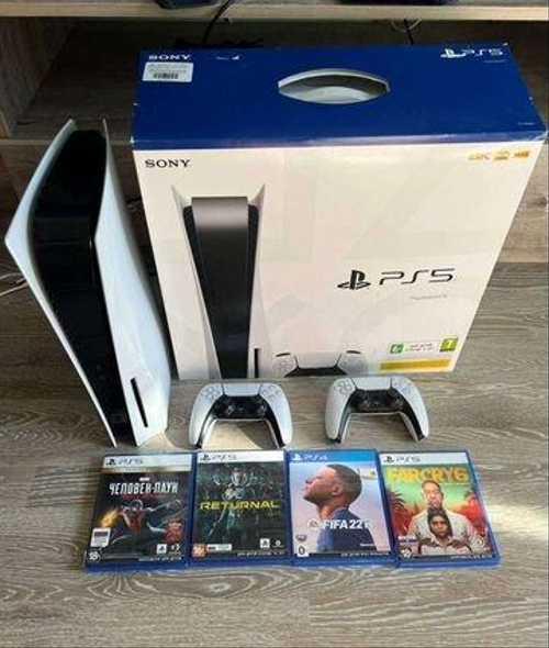 Sony playstation 5 с дисководом фото