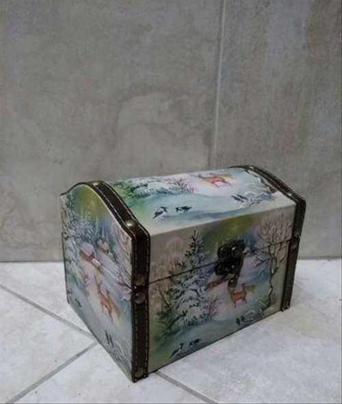 Шкатулка коробка подарочная