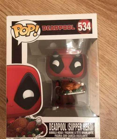 Коллекционная фигурка pop deadpool дедпул marvel