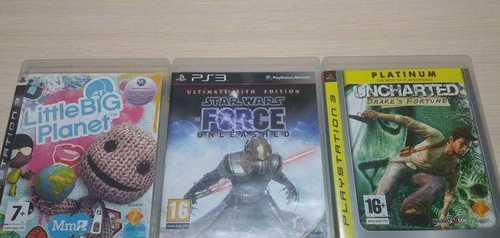 PS3 Игры LittleBigPlanet / Star Wars / Uncharted