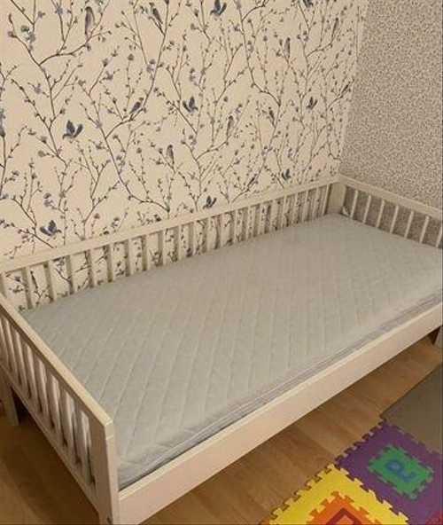 Детская кровать IKEA гулливер с матрасом