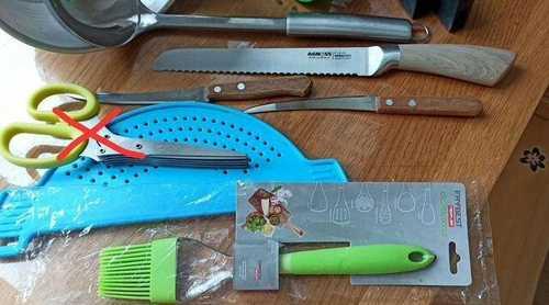 Посуда (прихватки, ножи, половник