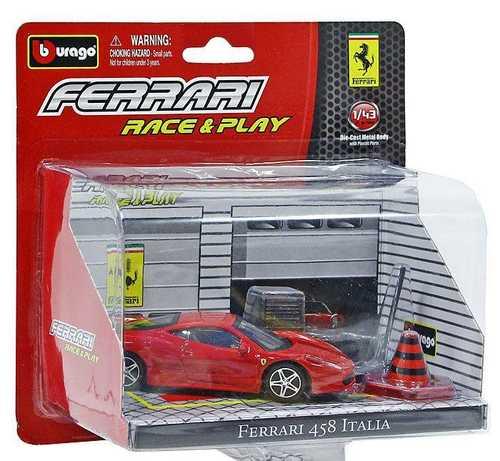 1:43 Ferrari Машина Ferrari металл. со свет. и зву