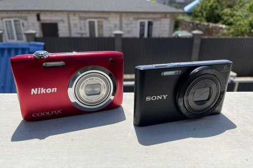 2 Компактных Фотоапарата Sony/Nikon