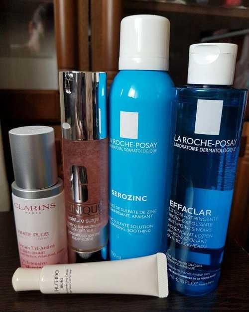 Уход Shiseido, Clarins, Clinique, La Roche-Posay