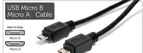 Кабель-переходник OTG microusb USB-Af vcom