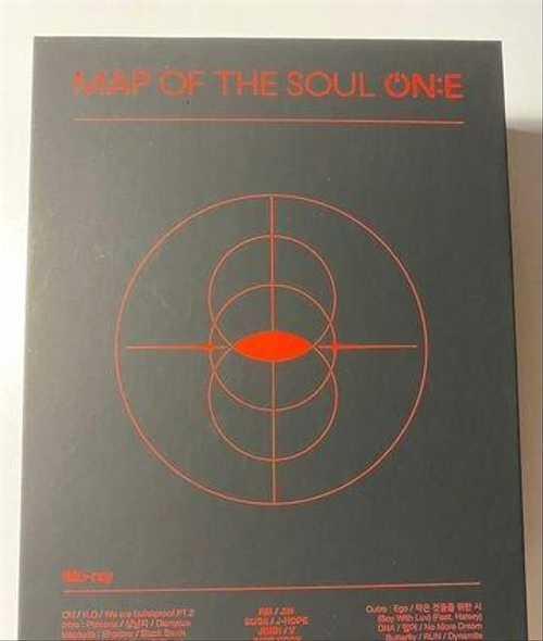 BTS MAP OF THE soul ON:E DVD blu ray без карты