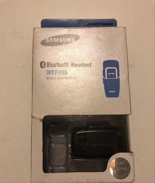 Bluetooth гарнитура samsung WEP 200