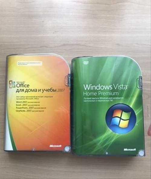 Microsoft office и windows vista