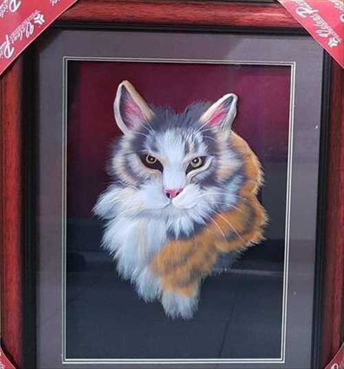 Картина панно кошка тигр интерьер