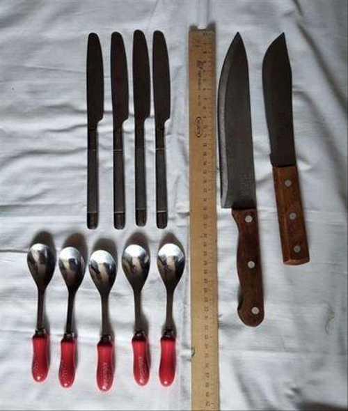 Нож, столовые приборы