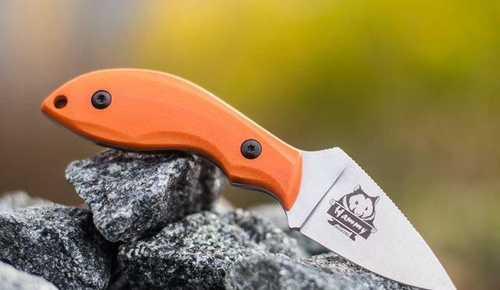 Нож фикс Кизляр Supreme Хомяк G10 оранжевый Niolo