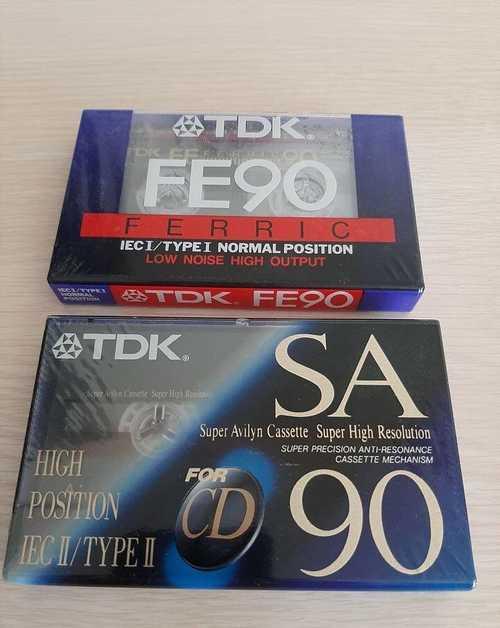 Аудиокассета TDK SA 90, tdk fe90