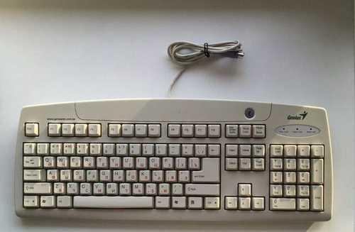 Клавиатура Genius KB-10X V2 (K632), белая (PS/2)