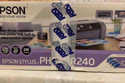 Цветной струйный принтер epson R240
