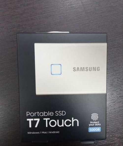 Внешний SSD Samsung Portable SSD T7 Touch 500 гб