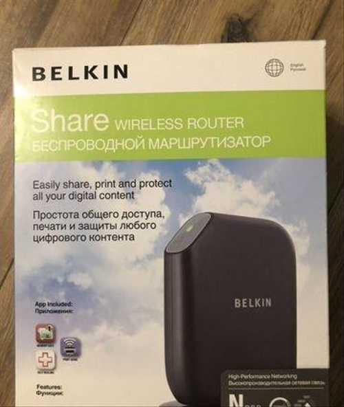 Роутер беспроводной Belkin f7d3302ru