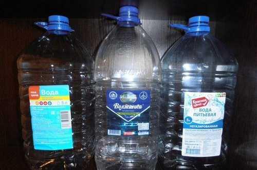 Бутылки Пэт (пластиковые), тара 5 литров
