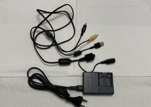 Sony зарядное устройство и кабель USB AV Cybershot