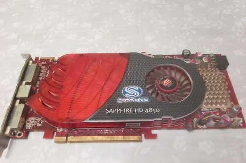 Видеокарта sapphire HD 4850