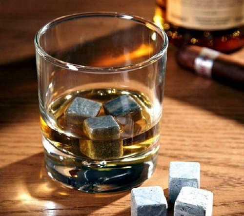 Камни для виски whiskey stones в упаковке (9 шт)