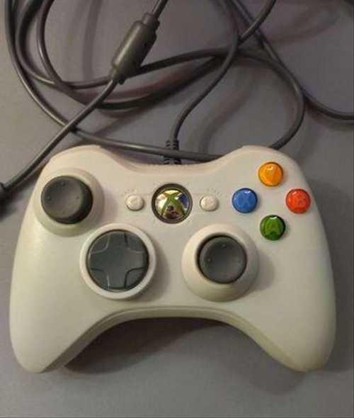 Геймпад Xbox 360 проводной для PC, с вибрацией