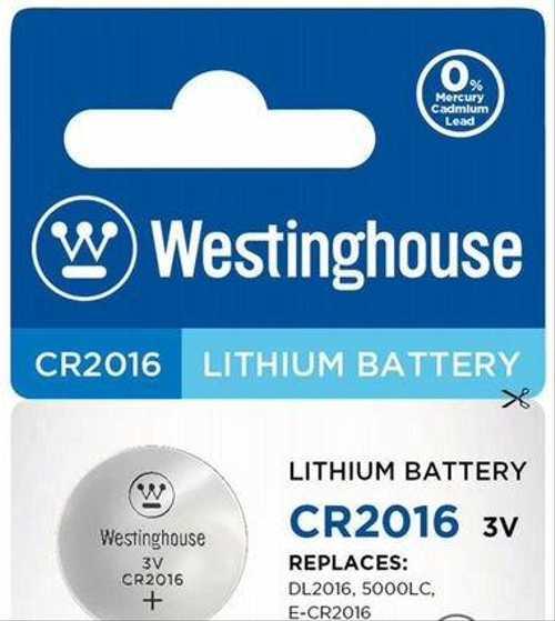 Литиевая батарейка Westinghouse CR2016-BP5