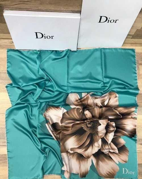 Новый женский шелковый платок Dior