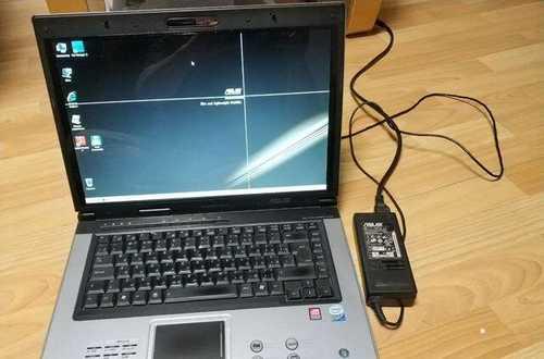 Ноутбук Asus X50VL в рабочем состоянии