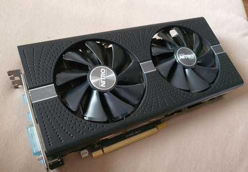 Видеокарта sapphire AMD Radeon RX 580 nitro+ 8G OC