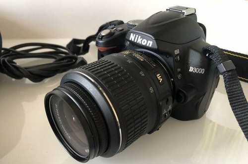 Зеркальный фотоаппарат nikon D3000 kit