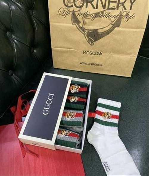 Носки Gucci - набор из 6 пар с коробкой
