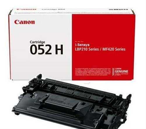 Canon 052H BK картридж черный оригинальный (2200C0