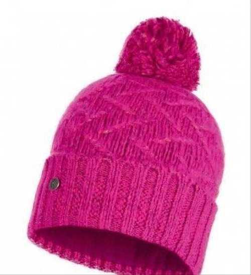 Шапка Buff knitted & polar HAT ebba bright pink (U