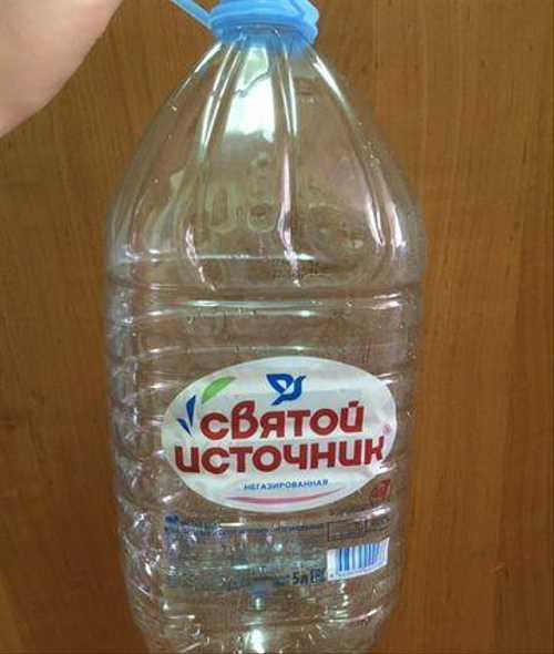 Бутылка для воды 5 литров