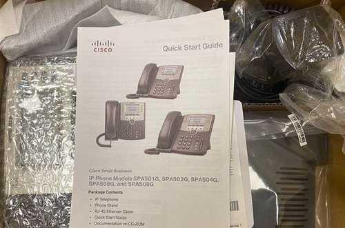 Новый SIP телефон Cisco SPA504G-XU