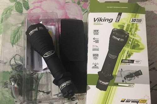 Фонарик armytek Viking pro v3 топовый диод XHP 50