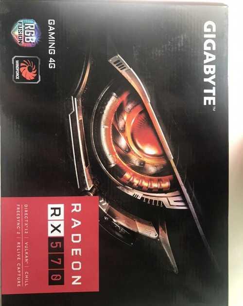 Видеокарта rx570 4gb