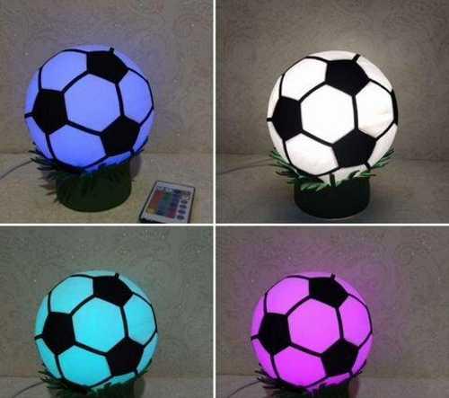 Светильник ночник футбольный мяч