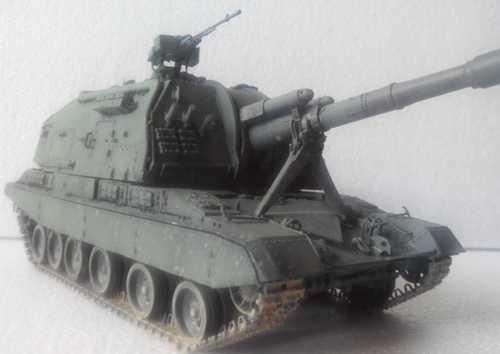 Модель 1/35 артилерийской самоходки мста-С