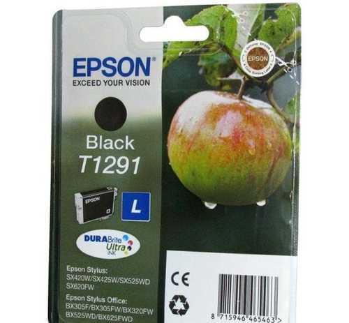 Оригинальный Картридж струйный Epson T1291 (L)
