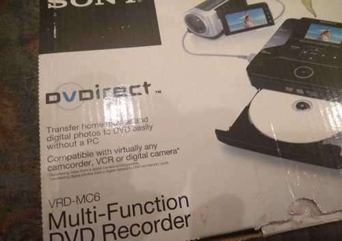 DVD рекордер Sony VRD-MC6 для оцифровки с VHS