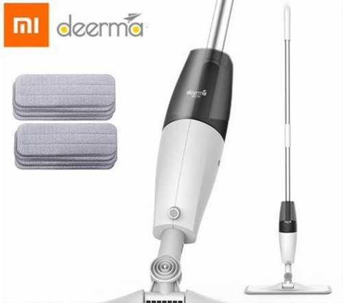 Швабра Xiaomi Spray Mop с комплектом из 8 тряпок