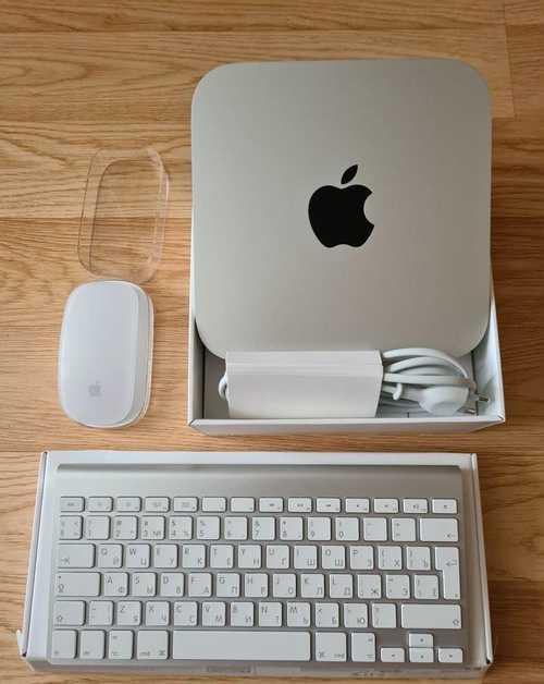 Apple Mac mini + беспроводные клавиатура и мышь
