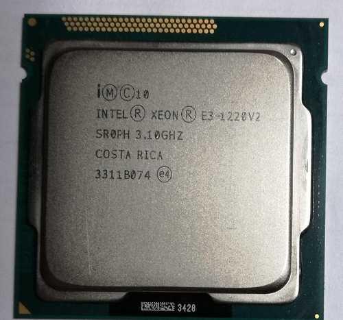 Xeon E3-1220v2 3.1GHz LGA 1155 4Cores 8MB SR0PH